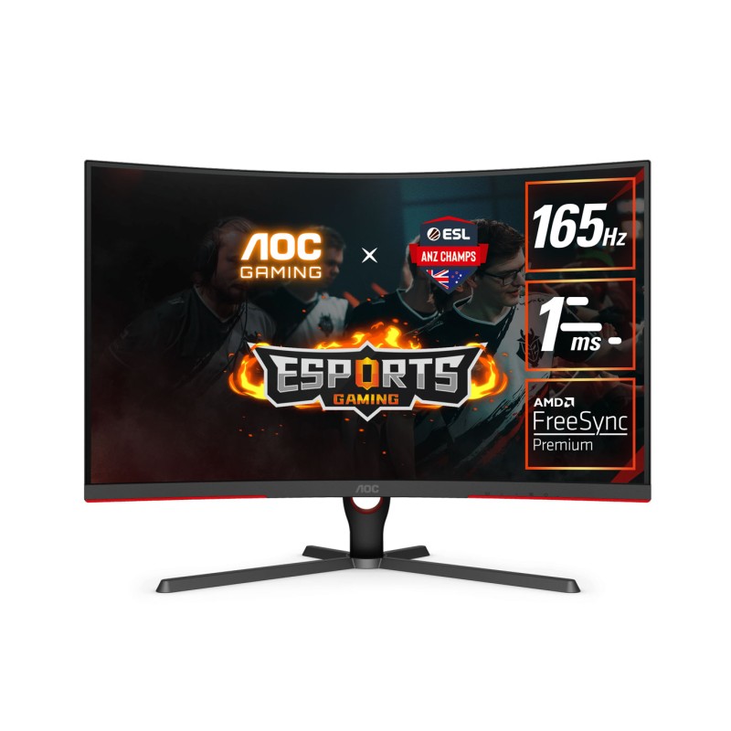 AOC CQ32G3SE 32'' 165HZ 1MS 2K QHD CURVED Gaming Monitor | Taipei For ...