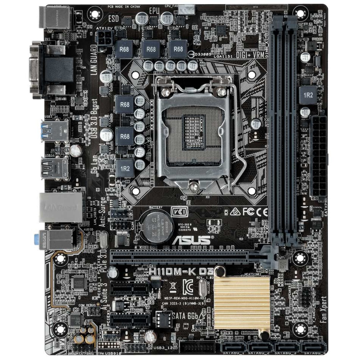 ASUS H110M K Motherboard Taipei For Computers Jordan ASUS H110M K Motherboard Taipei For Computers Jordan